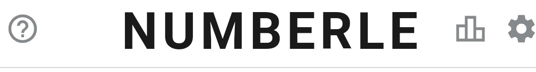 Numberle Wordle 🕹️ Guess the Number